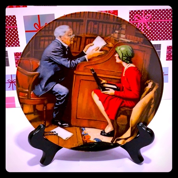 VTG Norman Rockwell Plate Collection | Wall Decor | Vtg Rare Norman ...